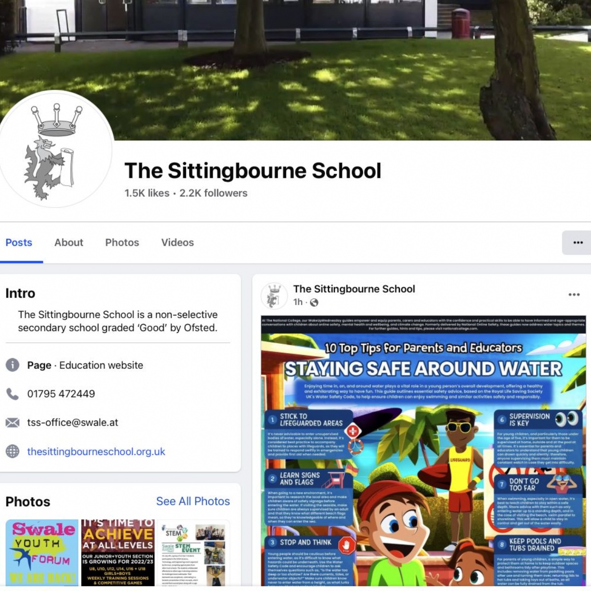 The Sittingbourne School - Follow us on Facebook. TSS.SWALE
